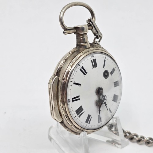16th Century Key Wind Chain Drive Fusee Silver Pocket Watch CLEAN ...