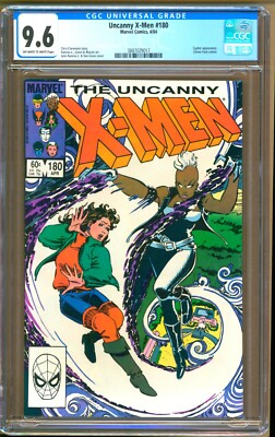 Uncanny X-Men #180 (1984) CGC 9.6 OW/W Claremont - Romita, Jr. "Emma ...