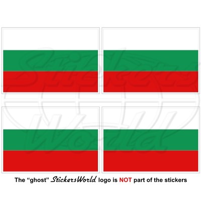 BULGARIA Flag Bulgarian Vinyl Bumper-Helmet Stickers-Decals 50mm (2 ...