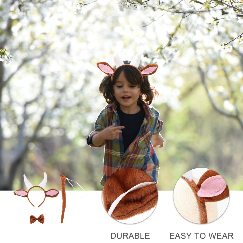 Cloth Goat Horn Headband Child Miss Costume Adult Animal Ears | eBay