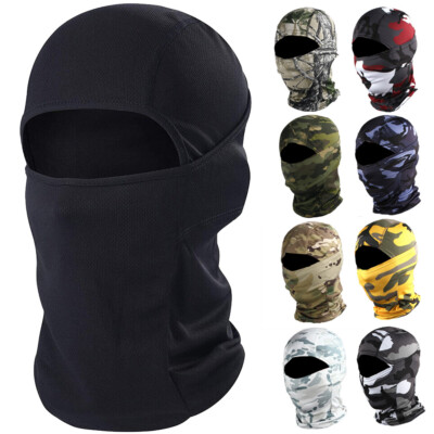 Outdoor Balaclava Tactical UV Protection Hunting Face Mask Cover Ski ...