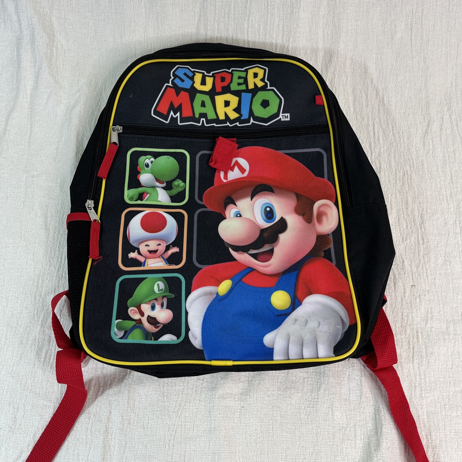 Nintendo Super Mario Bros Boys Large Backpack 16" Sch… - Gem