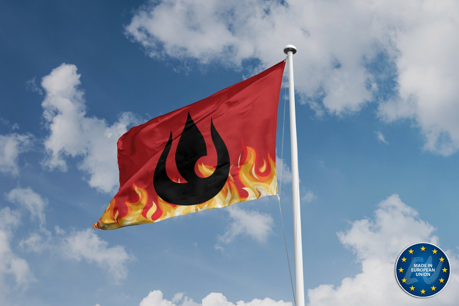 Avatar Inspired Fire Nation Flag Unique Design, 3x5 Ft / 90x150 cm, EU ...