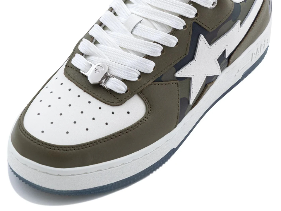 A Bathing Ape "Bape Sta Icon #2" Olive Drab 1L80-191-306 Size 11 NEW | eBay