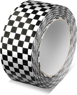 Checkered Flag Tape Checkered Packing Tape Race Car Tape Printed Tape 1 ...