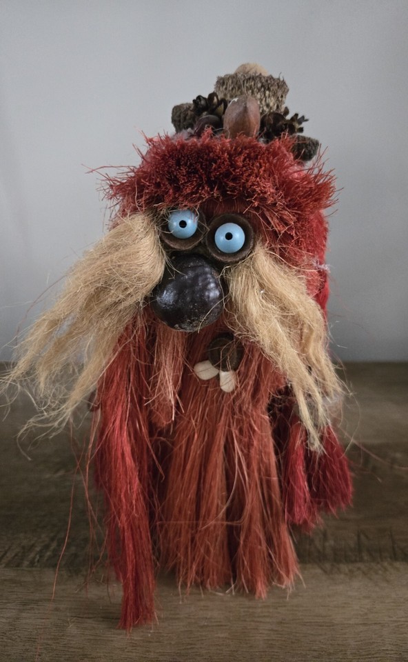 Vintage Original Ken Arensbak TROLL 10-1/2”Tall Folk Art Natural ...