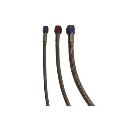 BIG END PERFORMANCE 35058 Assembled Nitrous Feed Line; Blue -6AN x 16 ...