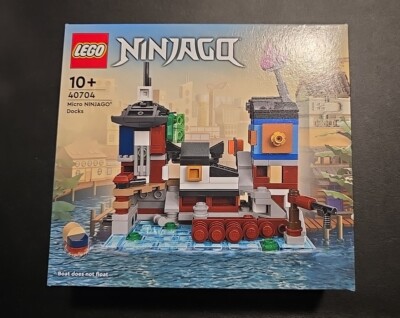 LEGO Micro Ninjago City Docks 40704 brand new sealed box ship worldwide ...