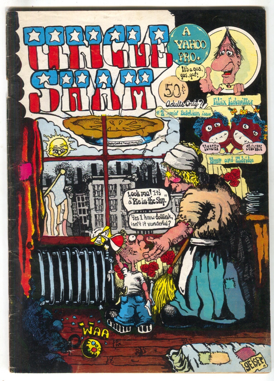 Uncle Sham 2 Print Mint 1971 FN Dave Geiser Sam USA America Richard ...