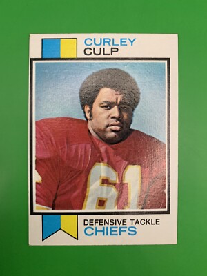 1973 Topps Curley Culp RC Kansas City Chiefs #167 | eBay