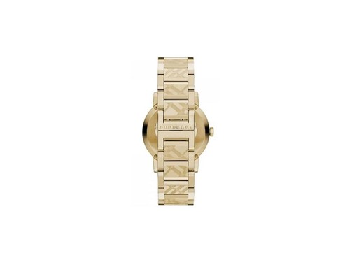 Burberry BU9038 Unisex Swiss Gold Ion-Plated 38mm Stainless Steel Watch ...