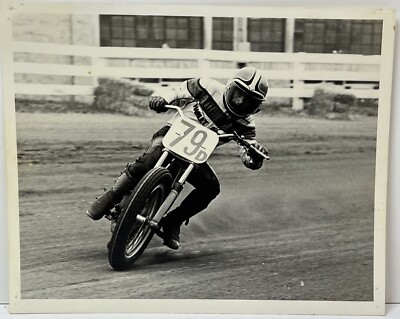 Vintage Harley-Davidson Racing Picture Robison HD Dealership XR-750 AMF ...