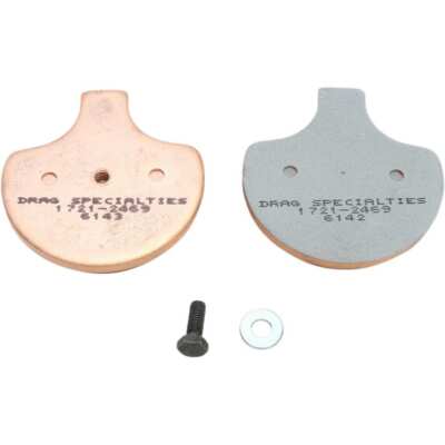 Drag Specialties Premium Sintered Front Brake Pads Harley Softail FLH/T ...