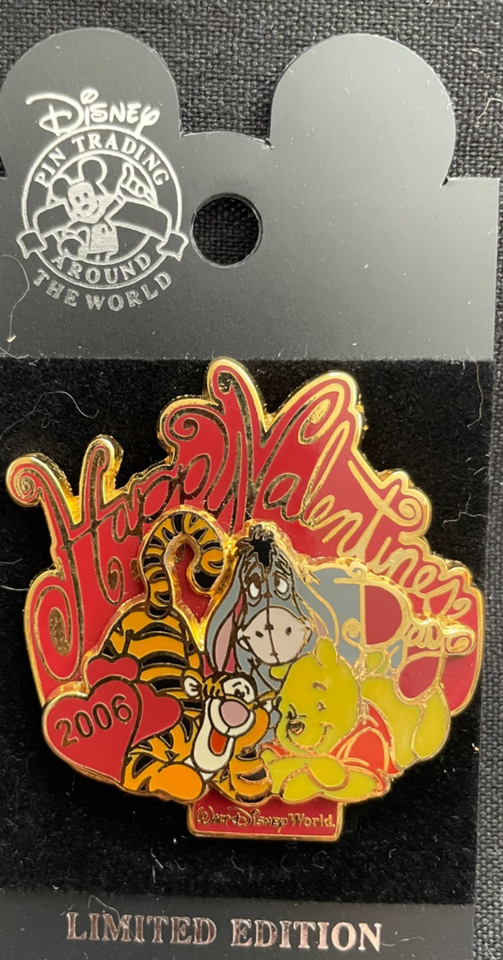 Disney-Happy Valentine's Day 2006 - Pooh, Tigger, & Eeyore PIN | eBay UK