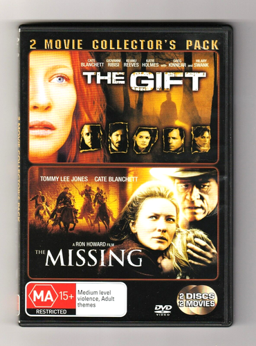 The Gift / The Missing DVD Cate Blanchett 2-Movie Collector's Pack - Very Good 9317731043239 | eBay
