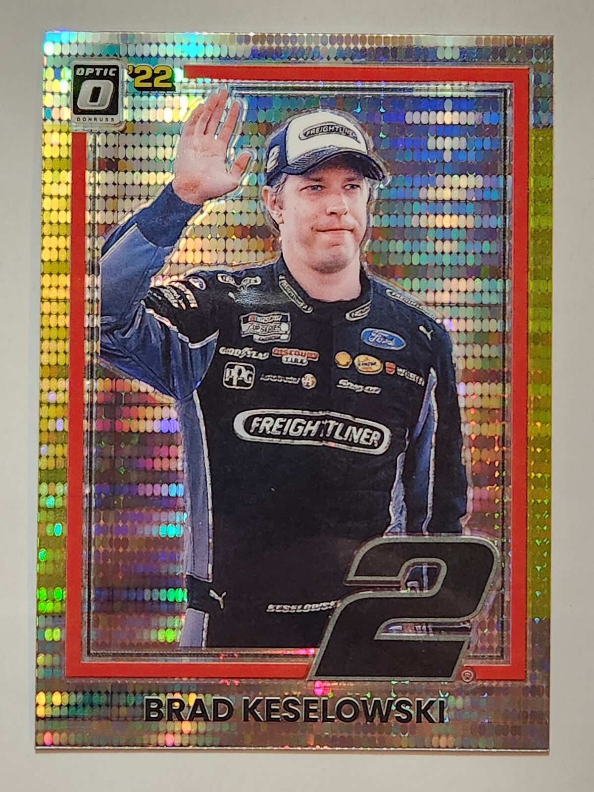 2022 Panini Donruss NASCAR - Optic Retro 1981 Gold Pulsar Prizm #73 Brad Keselowski for sale ...