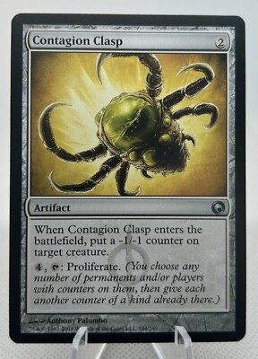 Contagion Clasp Scars of Mirrodin MTG LP | eBay