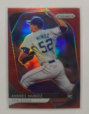 2020 Panini Prizm Andres Munoz #62 RC Red Prizm | eBay
