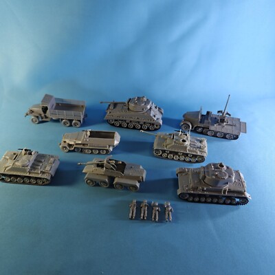 1/76 Or 1/72 Scale Lot Of Tanks Grey German Ww2 Esci | eBay