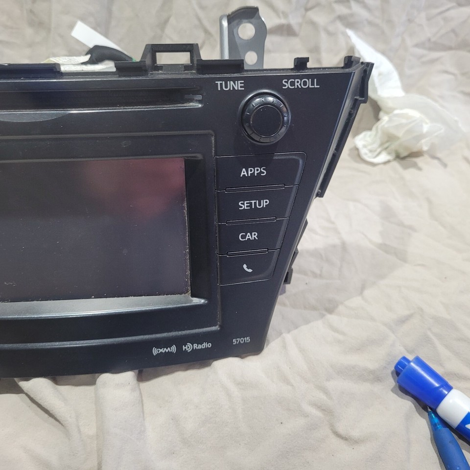 2012-2015 TOYOTA PRIUS Radio Navigation NAV Unit AM-FM CD GPS OEM 86140 ...