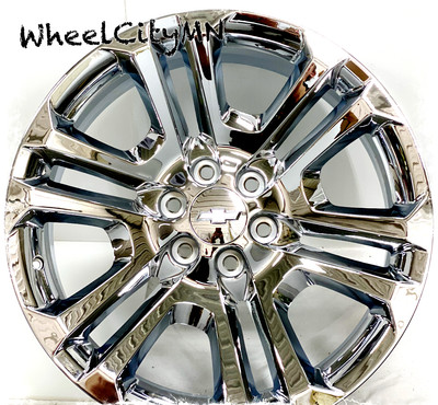 22 inch chrome 2020 Chevy Suburban LTZ CK158 OE replica 4741 wheels 6x5 ...