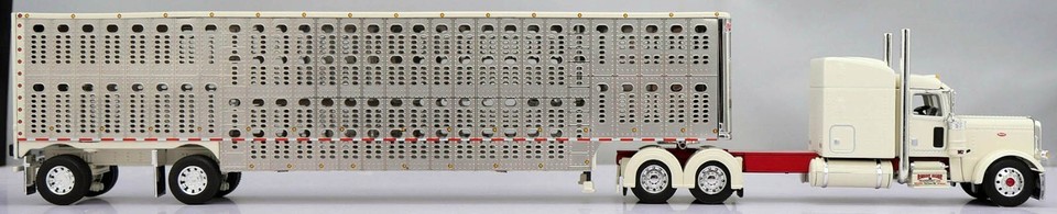 DCP 1/64 Rabbit River Cream Red Peterbilt 389 Wilson Livestock 60-1912 ...