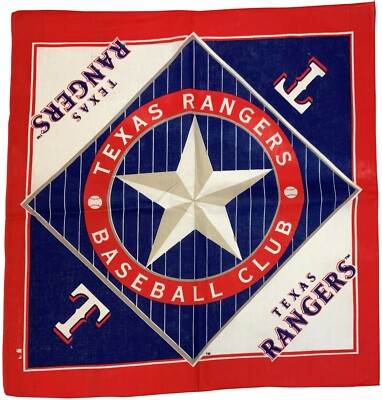 Texas Rangers Bandana 100% Cotton 22 x 20 | eBay