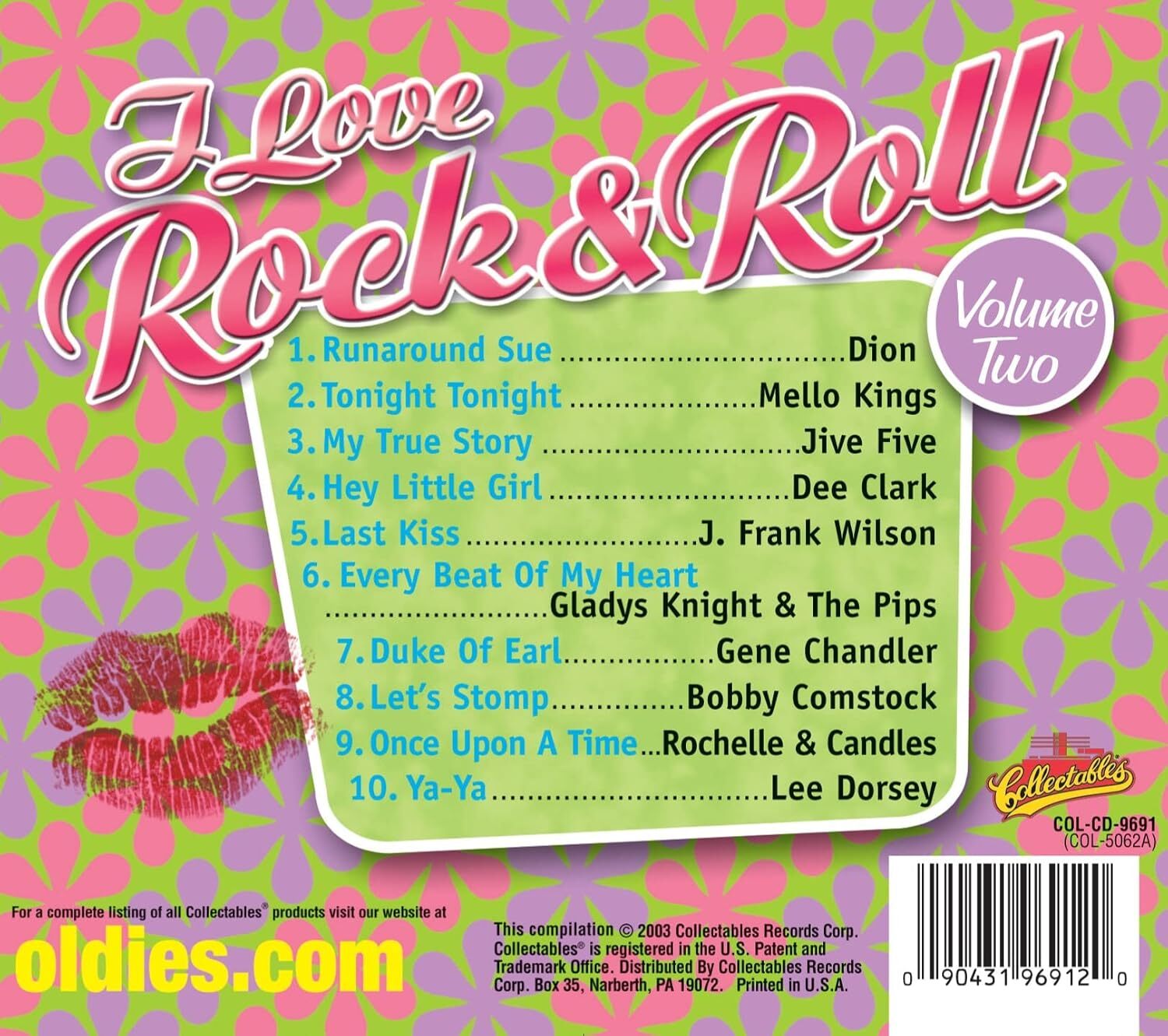 I Love Rock N Roll, Volume 2 90431969120 | eBay