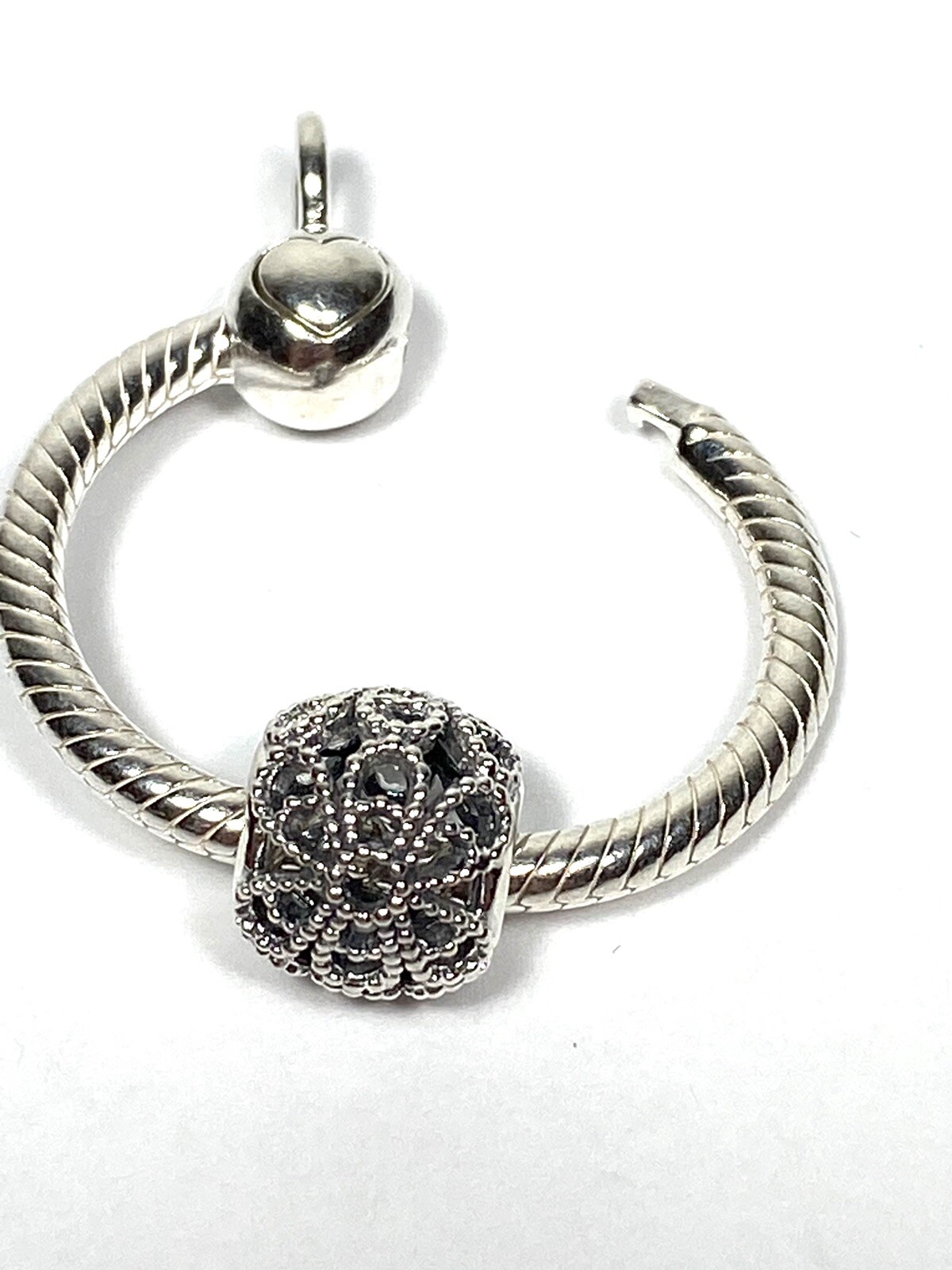 Authentic PANDORA MOMENTS pendant and a bead Sterling… - Gem