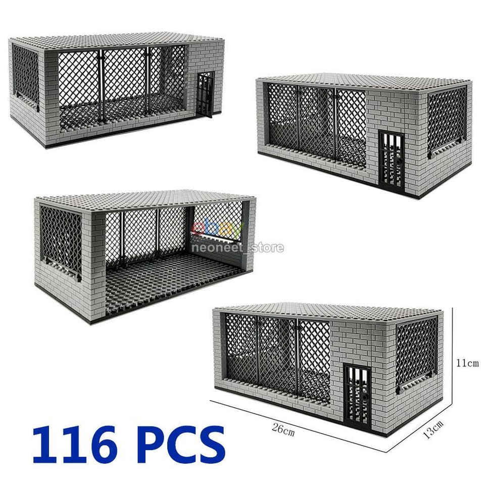 MOC Military WWII Army Fortress Baseplate Building Blocks Bricks ...