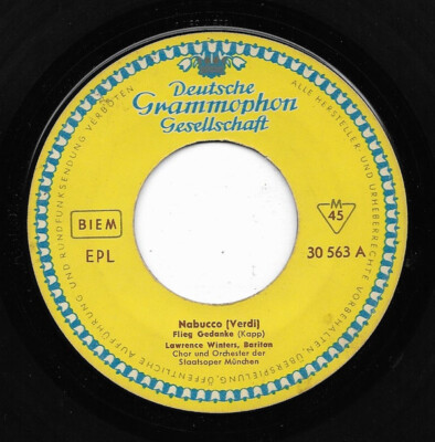 Lawrence Winters, Chor Der Bayerischen Staatsoper - Giuseppe Verdi ...