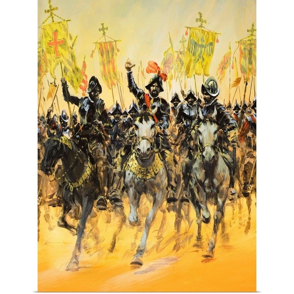 Spanish Conquistadors Painting