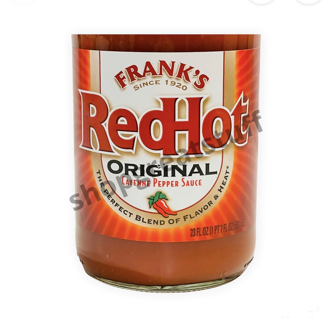Franks Hot Sauce Label