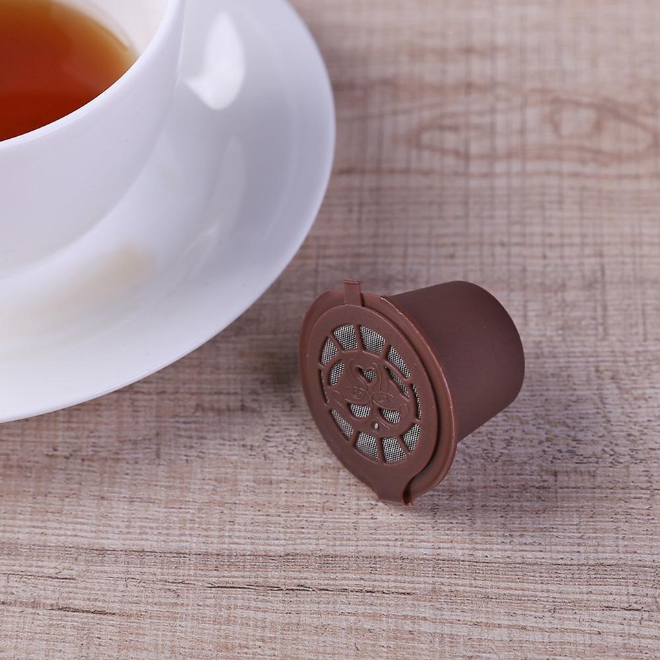3pcs Refillable Reuse Coffee Capsule Filters for Nespresso Machine ...