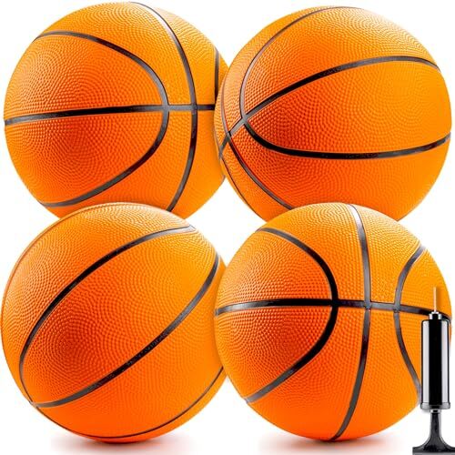 Mini Basketball - 7 Inch Size 3 Pack Of 4 - Mini Hoop Outdoor ...