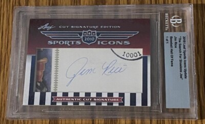 JIM RICE 2010 Leaf Sports Icons BOSTON RED SOX Autograph AUTO (#1/1) | eBay