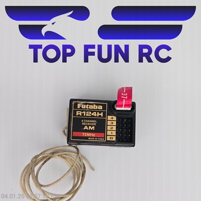 Futaba R124H 4 Channel Receiver AM 72mhz | eBay