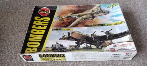 Rare Vintage Airfix 08670 1:72 Bombers Set B-25 Mitchell And Short ...