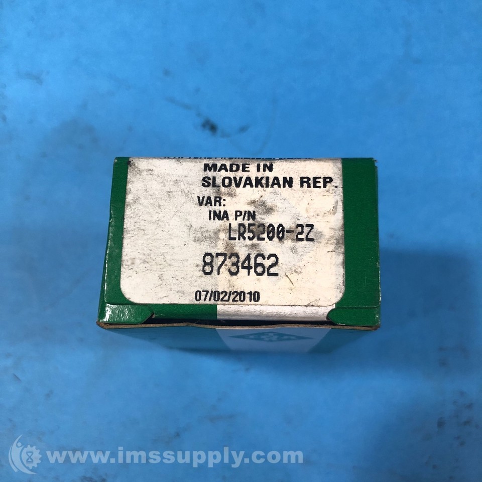 Ina LR5200-2Z Track Roller - Double Row, Sealed on Both Sides, LR FNOB ...