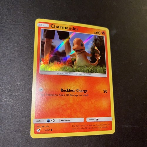Pokémon TCG Charmander Detective Pikachu 4/18 Holo Common | eBay