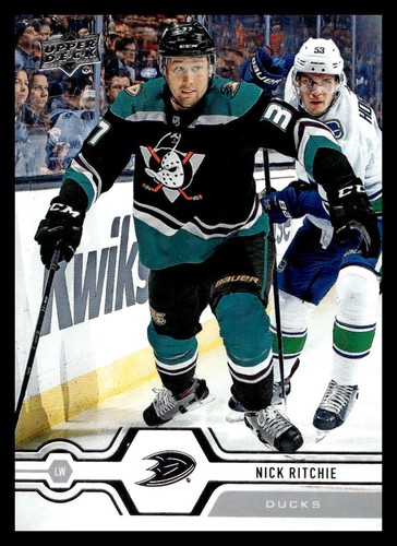 2019 Upper Deck #176 Nick Ritchie Anaheim Ducks | eBay