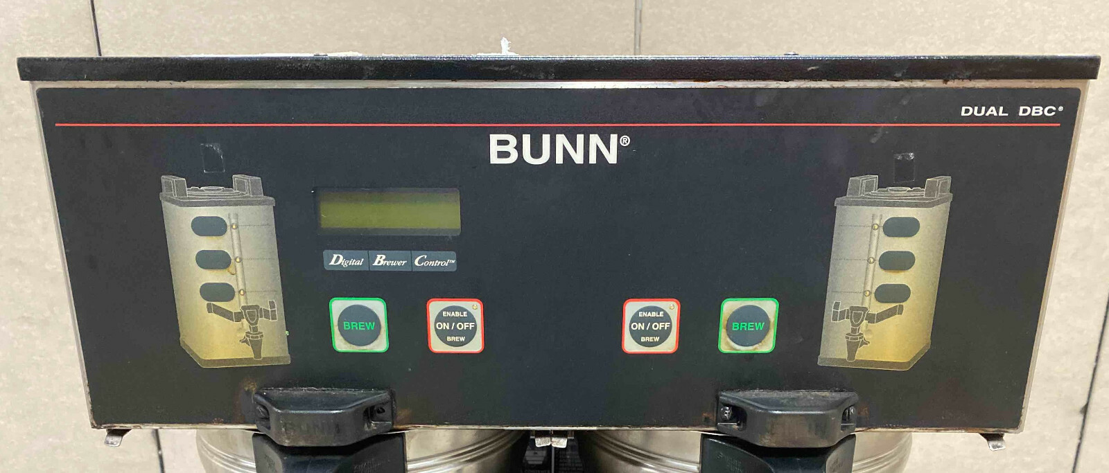 BUNN DUAL SH DBC Commercial Coffee Brewer 2012 Model server 33500 maker ...