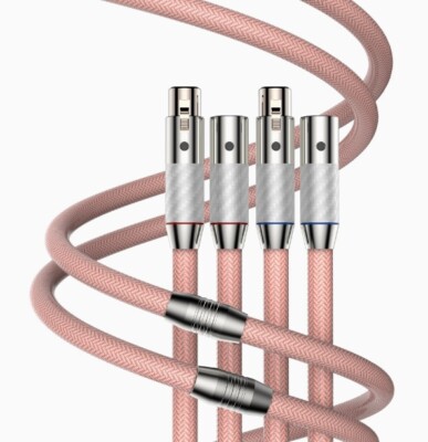 4N pure silver male to female microphone XLR Canon audio cable | eBay