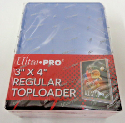 Lot of 25 2023 NEW STOCK Ultra Pro Regular 3 x 4 Toploaders New Top ...