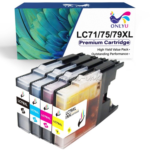4 New Ink Cartridge Color Set For Brother LC71 LC75 MFC-J430W MFC ...