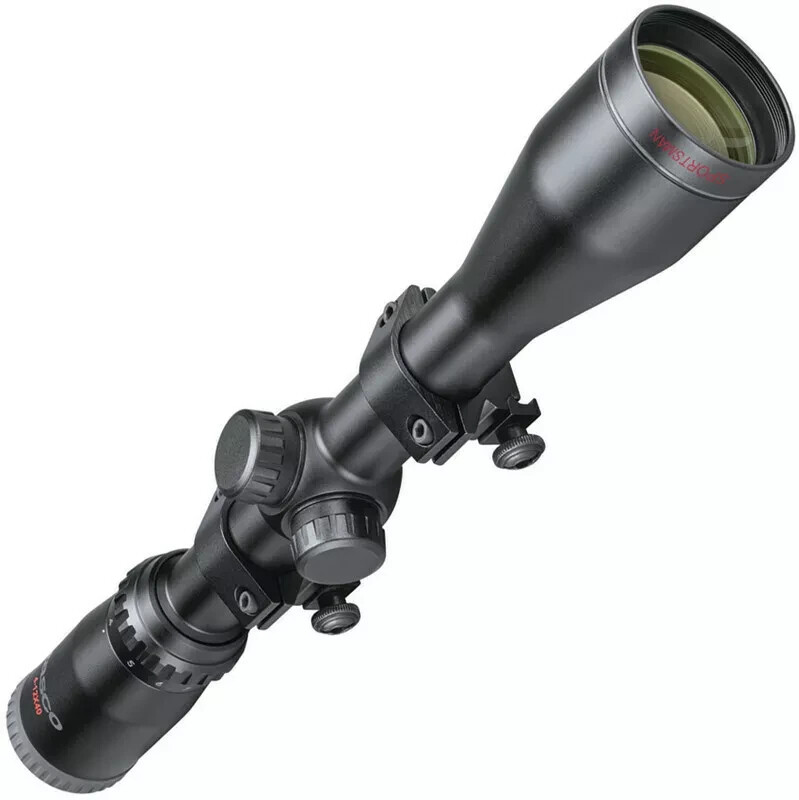 TASCO 4-12x40 Sportsman Plus Rifle Scope 4-12x40 1" SFP Black FMC | eBay