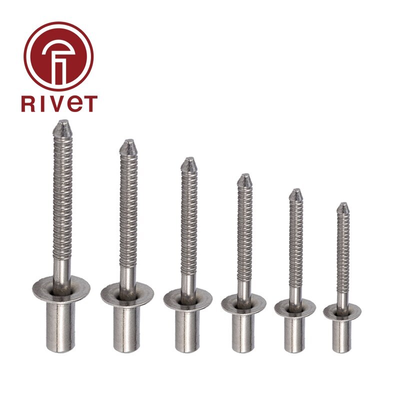 ISO 15974 M4.8 Rivet Countersunk Head Closed End Sealed Fasteners 100/ ...
