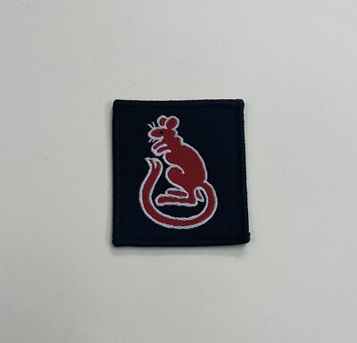 7th Armoured Brigade Rat Black Red Badge Patch Army MTP Military TRF ...