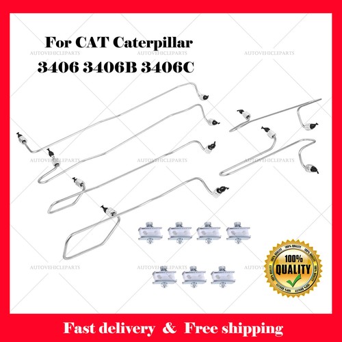 Fuel Injection Line Kit 6 Pcs 3406 1917941 1917942 1917943 for CAT ...