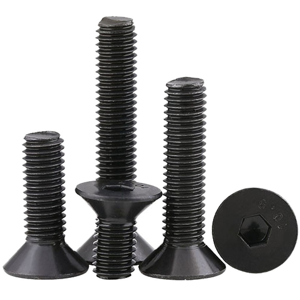 M10 -1.5 Grade 10.9 Alloy Steel Countersunk Flat Head Hex Socket Screws ...